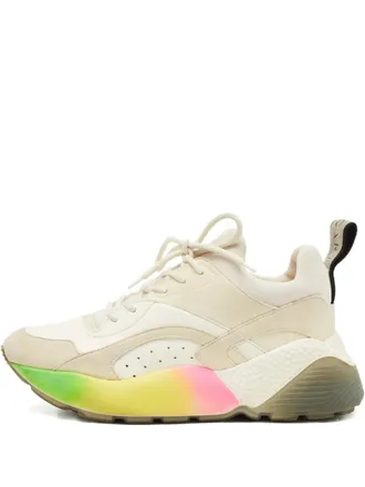 Stella McCartney Sneakers in Colour-Block-Optik - Wei&szlig;