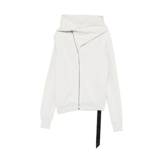 Rick Owens Homme, Sweatshirts et sweats &agrave; capuche, Blanc, Taille: L Felpa Mountain Sweat &agrave; capuche Milk Wash