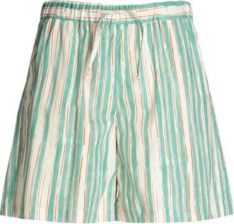 8 by YOOX COTTON WIDE LEG SHORTS