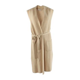 Max Mara Leisure Gilet - - Knitwear - Damen - Beige - M
