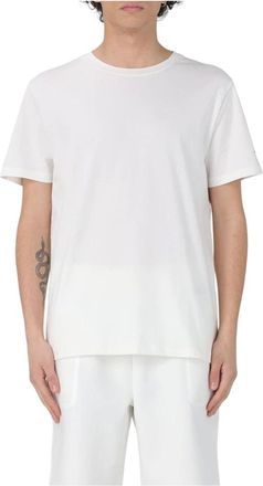Peuterey Homme, Tops, Blanc, Taille: 2XL Short Sleeve Crew Neck TShirt