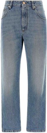 Brunello Cucinelli Jean Droit - Bleu