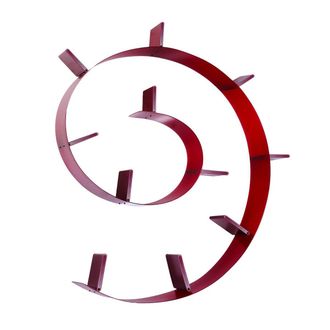 Kartell 8005C8 Bücherregal Bookworm 11 Stützen, weinrot