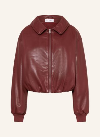 Oh April Oh April Jacke Bobbie In Lederoptik rot