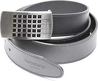 Torrente Ceinture Reversible Noir/Marron - Cuir - Taille Ajustable - Dimensions : 120 x 3,5 cm - Boucle d&eacute;tachable - Ceinture homme Couture 8