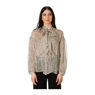 Max Mara Blouse Etere - Femme - Blouses et Chemises - Beige - Taille: 42 FR