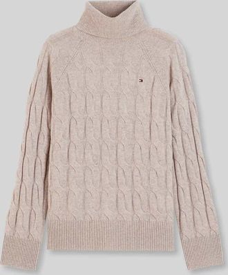 Tommy Hilfiger Relaxed Fit Rollkragenpullover aus reiner Wolle