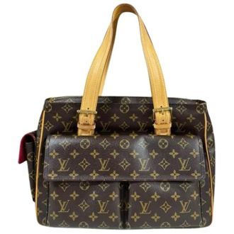 Louis Vuitton Sac &agrave; main vintage en toile Monogram Pre-owned - Femme - Pre-owned - Brun - Taille: ONE Size
