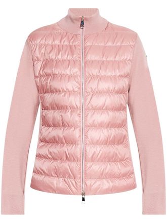 Moncler Gesteppter Cardigan - Rosa