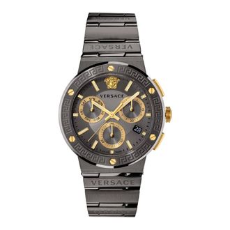 Versace Homme, Accessoires, Gris, Taille: ONE Size Montre Chronographe