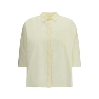 Cruna Femme, Blouses et Chemises, Jaune, Taille: 34 FR Cotton Blouse