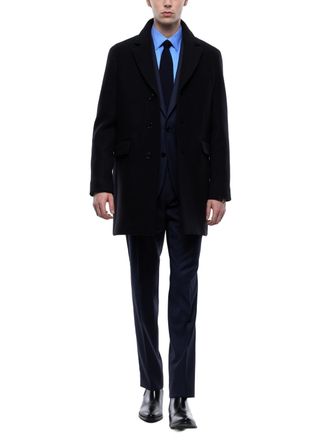 Fursac Manteau en laine et cachemire - Taille 44 - Homme