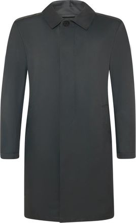 Tom Rusborg Leichter Mantel mit verdeckter Druckknopfleiste in