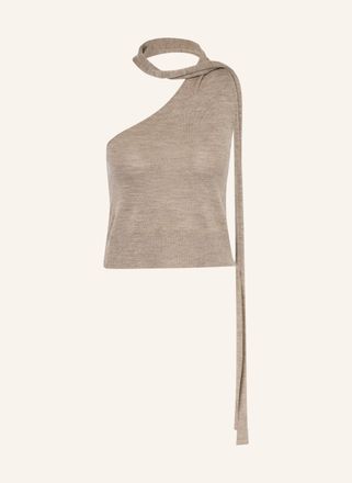 by Aylin Koenig By Aylin Koenig Stricktop Polly Aus Merinowolle beige