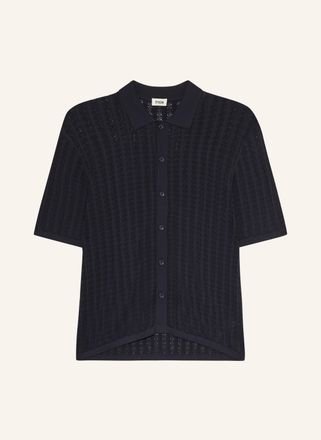 Drykorn Drykorn Strickhemd Dantte Comfort Fit blau