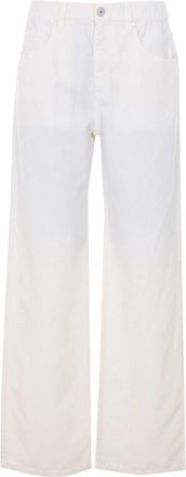 Brunello Cucinelli Pantalons D&eacute;contract&eacute;s - Blanc