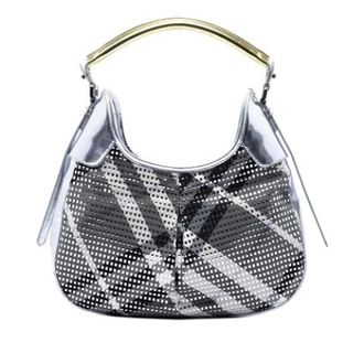 Burberry Sac Hobo Pre-owned - Femme - Pre-owned - Gris - Taille: ONE Size