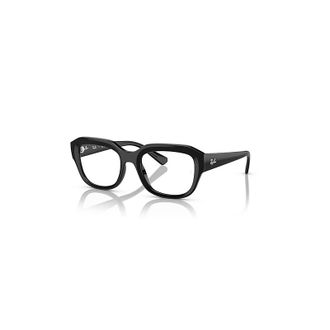Ray-Ban Leonid Optics Bio-based Schwarz Fassung Klar Glas Polarisiert 54-20