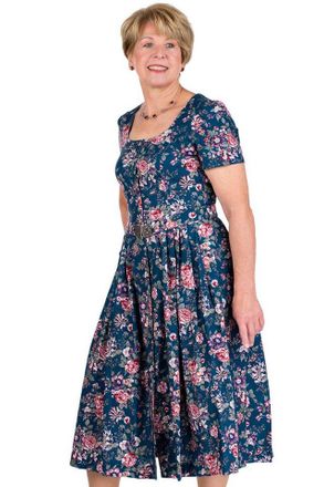 Berwin & Wolff Trachtenkleid Trachtenkleid - NOVALIE - marine/gebl&uuml;mt