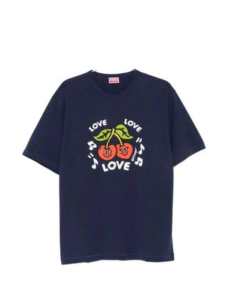 Kenzo T-shirt imprim&eacute; cerise