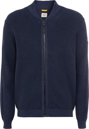Camel Active Herren Strickjacke aus Biobaumwolle Dunkelblau, Menswear-M
