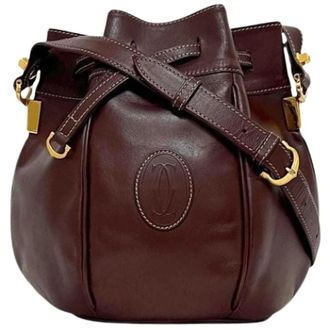 Cartier Sac bandouli&egrave;re vintage Pre-owned - Femme - Pre-owned - Brun - Taille: ONE Size