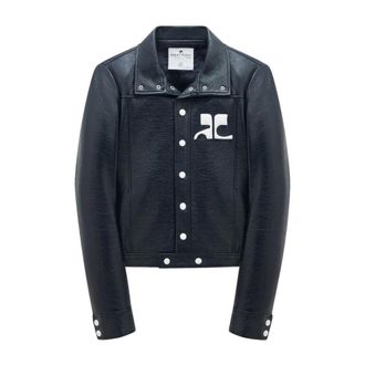 Courr&egrave;ges Reedition Vinyl Jacket - - Jackets - Herren - Blau - L
