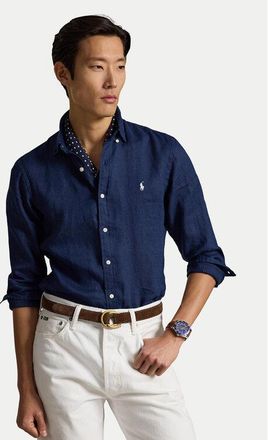 Polo Ralph Lauren Hemd 710968915506 Dunkelblau Slim Fit