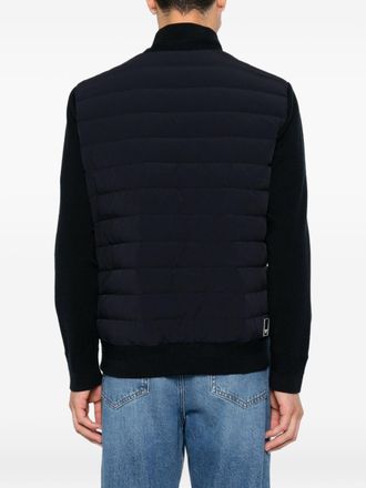 Emporio Armani Quilted Nylon Down Jacket - Navy