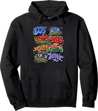 Teenage Mutant Ninja Turtles Mutant Mayhem Graffiti Names Pullover Hoodie