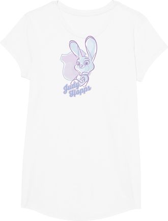 Disney Zootopia Juddy Hopps Pastel Line Pop Graphic T-Shirt T-Shirt
