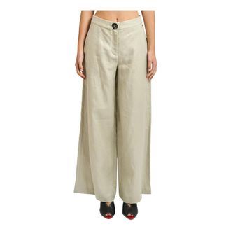A|X Armani Exchange Femme, Pantalons, Beige, Taille: 40 FR Pantalon large