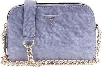 Guess sac &agrave; &eacute;paule bandouli&egrave;re Noelle II Crossbody Camera Bag Grey Blue bleu gris