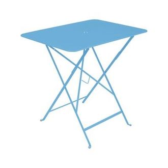Fermob Table rectangulaire Bistro - Bleu - Acier laqué - Designer Studio Fermob