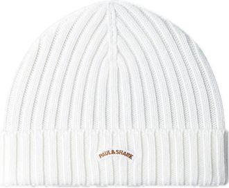 Paul & Shark Paul & Shark Caps & Mützen - Wool Beanie - Gr. ONE SIZE - in Weiß - für Damen