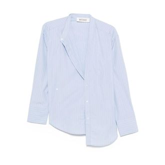 R&oacute;he Femme, Blouses et Chemises, Bleu, Taille: 42 FR Chemise ray&eacute;e