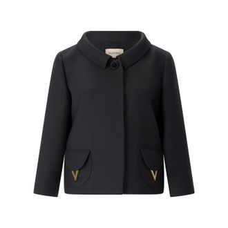 Valentino Jacke mit Logo-Details