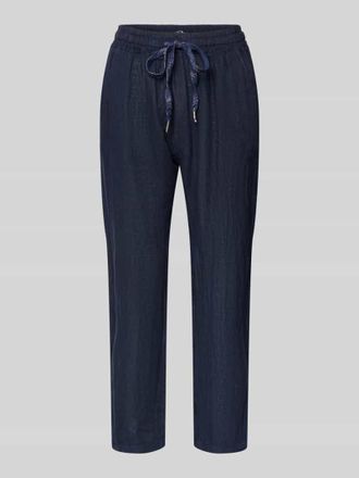 Zabaione Leinenhose mit elastischem Bund Modell Pa44uline