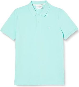 Calvin Klein Jeans Polo Manches Courtes Homme Slim Fit, Turquoise (Blue Tint), S