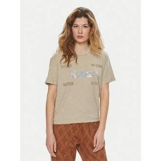 Replay T-Shirt W3072A.000.22658M Beige Regular Fit