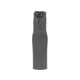 The Attico Wollkleid - - Dresses - Damen - Grau - XS
