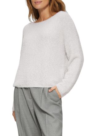 s.Oliver Flauschiger Strickpullover mit Glitzer