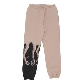 Octopus Erde Sweatpants mit Tentakeldruck - - Trousers - Herren - Beige - L