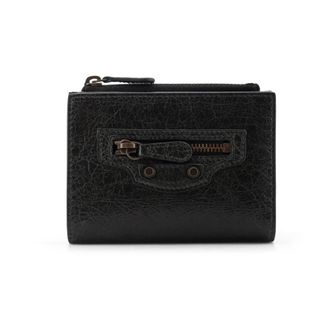 Balenciaga Schwarzes Portemonnaie mit Druckknopfverschluss - - Accessories - Damen - Schwarzk - ONE SIZE