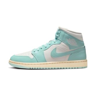 Nike Jordan Staubiger Pfirsich Air Mid Sneakers - - Sport - Damen - Blau - 41 EU