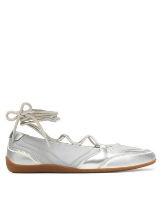 Karl Lagerfeld Ballerinas Altia KL66111 Silberfarben