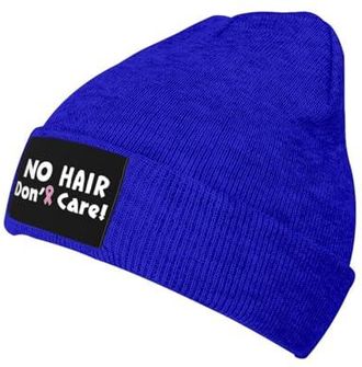 Generic Pas De Cheveux, Je MEn Fiche, Cancer du Sein, Dr&ocirc;le Femme Homme Bonnets Tricot&eacute; Classique Bonnets Hiver Respirant Bonnet De Trawler pour Ski Casque Mo