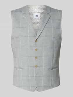 Atelier Torino Weste mit Reverskragen und Paspeltaschen