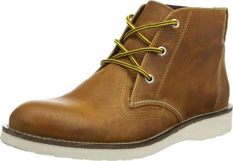Selected SELECTED Herren Shcharles Leather Boot H Bootsschuhe, Braun (Cognac)