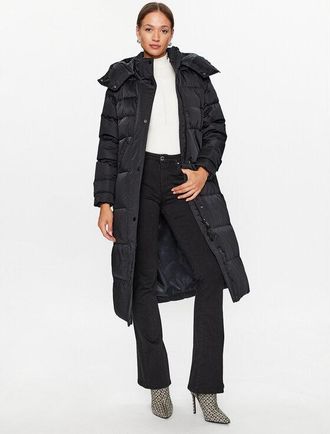 Guess Daunenjacke W3BL41 WFSW2 Schwarz Regular Fit